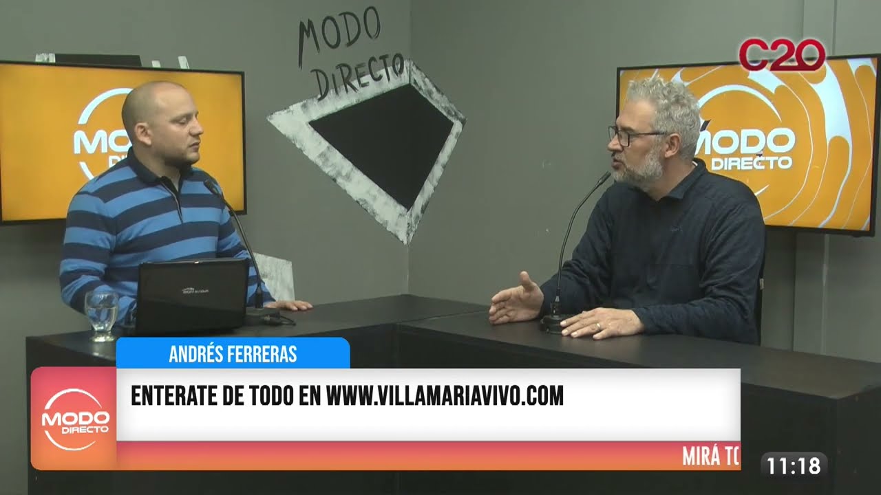 Modo Directo | Villa María Vivo - Andrés Carreras - 5900 TV Una forma ...