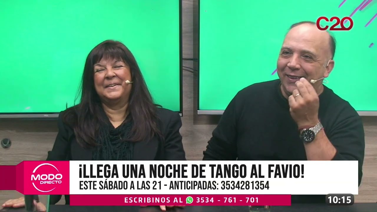 Modo Directo | Llega Tango al Favio - Carlos García y Nancy Miranda ...